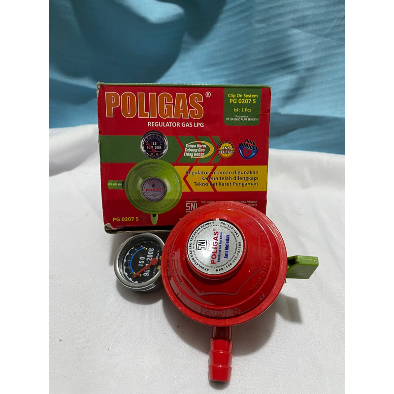 Jual REGULATOR POLIGAS METER TEKANAN RENDAH SINGLE LOCK LOW PRESSURE ...