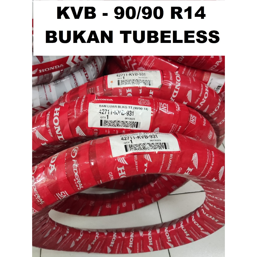 Jual GROSIR BAN FEDERAL HONDA AHM 80/90 90/90 ring 14 ORI MOTOR HONDA MATIC K59 KVB TUBELESS ...