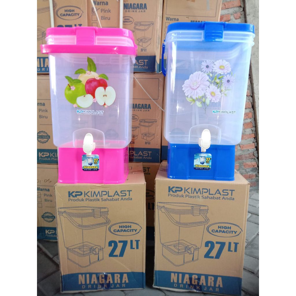 Jual KIMPLAST Niagara Drink Jar 27 Liter/ Dispenser Air 27 Liter ...