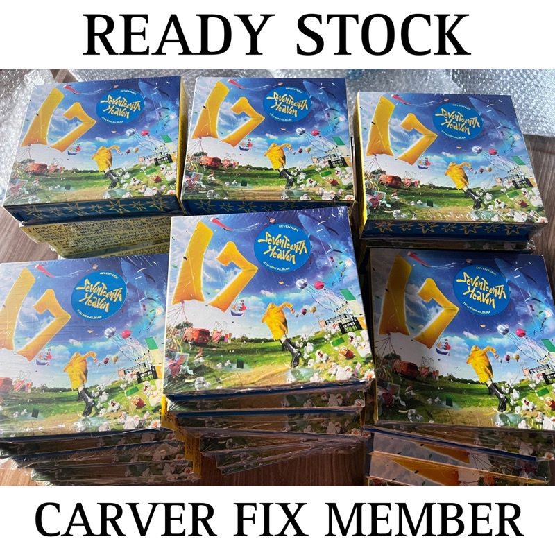 Jual [READY STOCK] SEVENTEEN HEAVEN ALBUM CARAT VER CARVER FIX MEMBER ...