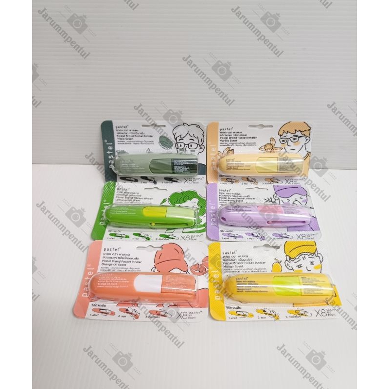 Jual Pastel Pocket Inhaler 2in1 Original Thailand BamBam Lisa BlackPink ...