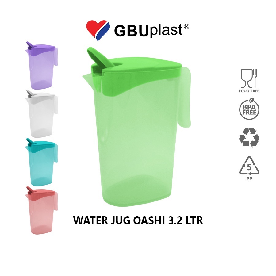 Jual WATER JUG 3.2 L GBU PLAST (TEKO AIR PLASTIK) | Shopee Indonesia