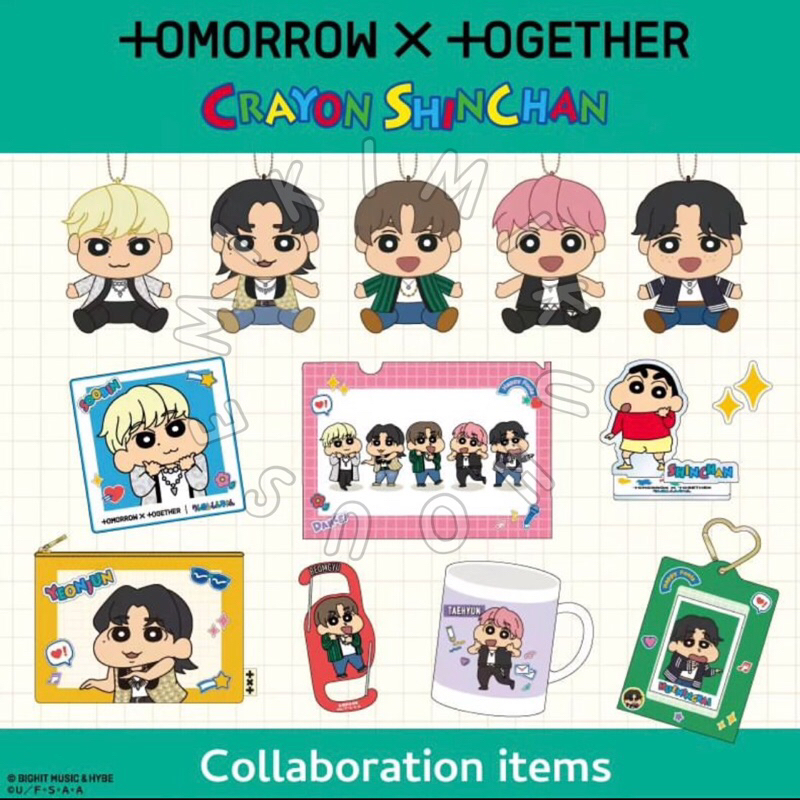 Jual TXT CRAYON SHINCHAN OFFICIAL MERCHANDISE TXT X SHINCHAN SOOBIN ...