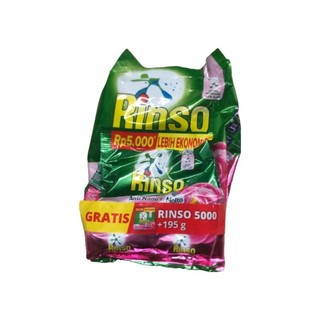 Jual Rinso Molto Rose Fresh Deterjen bubuk 770gr gratis rinso 195g ...