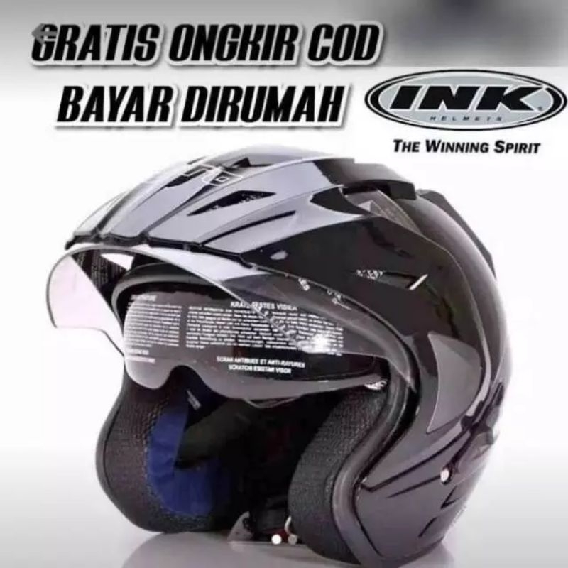Jual HELM INK DOBLE VISOR ORIGINAL FNK | Shopee Indonesia