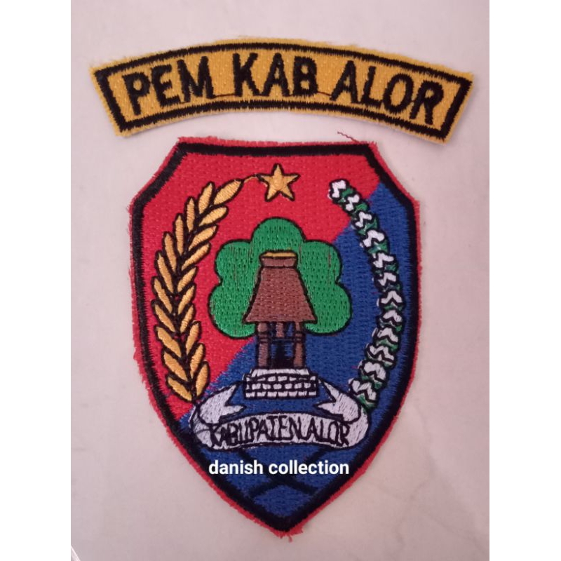 Jual BET BORDIR LOGO LAMBANG PEMKAB KABUPATEN ALOR PROVINSI NTT NUSA ...