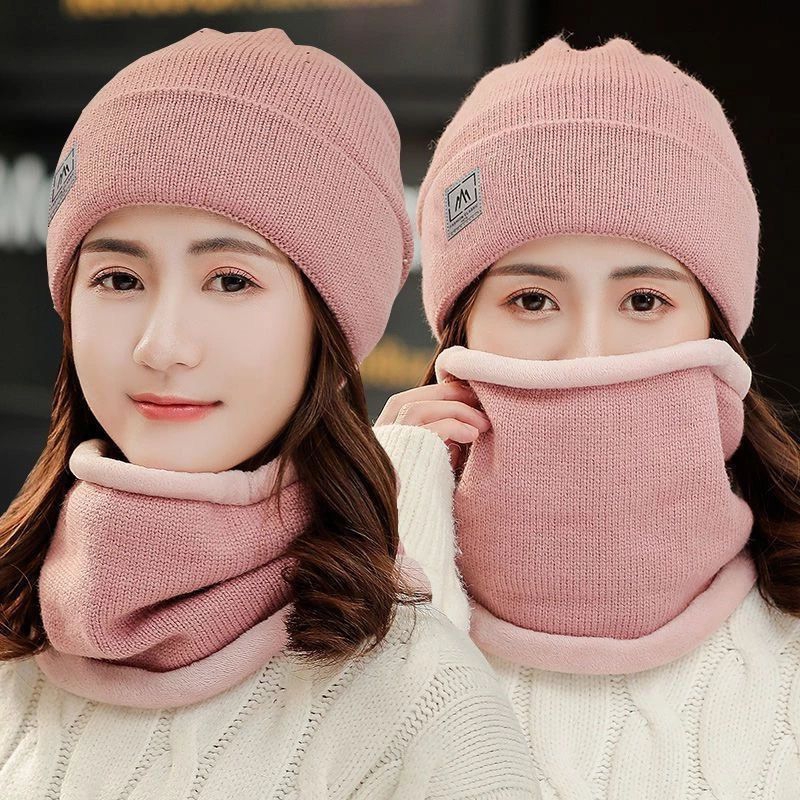 Jual Topi Kupluk Syal Kerpus Wanita Musim Dingin Winter Traveling ...
