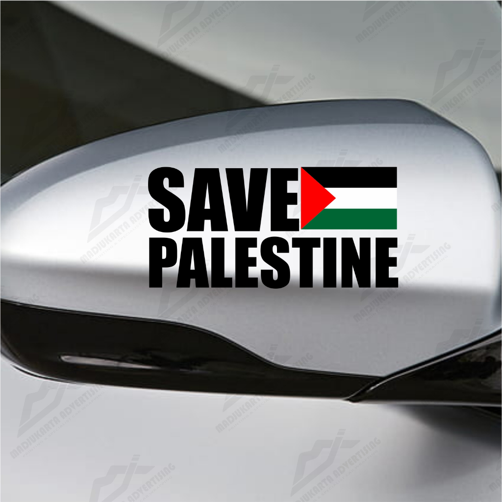 Jual sticker mobil cutting sticker save palestine sticker free ...