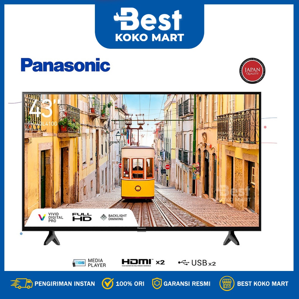 Jual Panasonic TH-43L410G LED FHD TV [43 Inch] | Shopee Indonesia