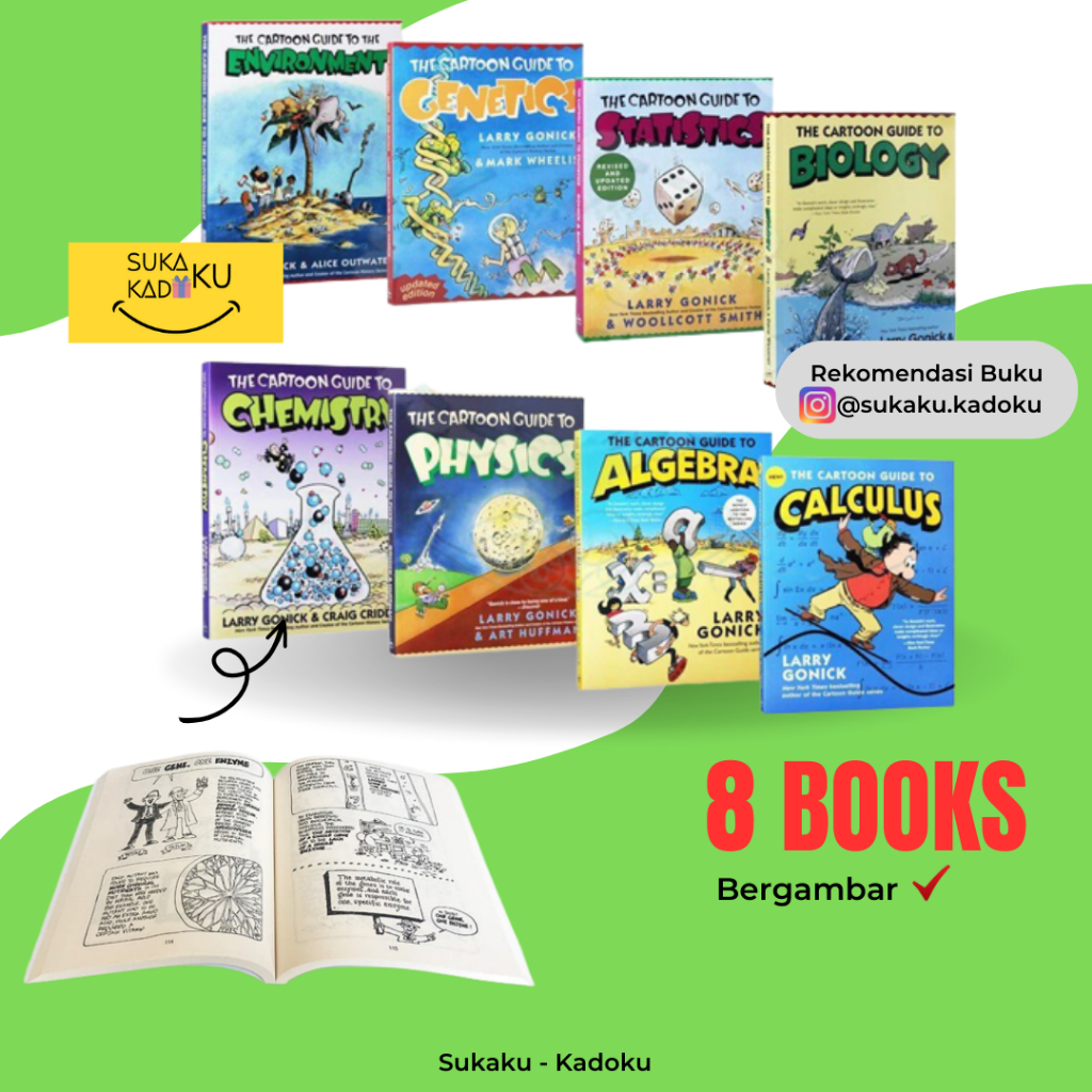 Jual The Cartoon Guide Books Set Buku Learning / Edukasi Anak Impor ...