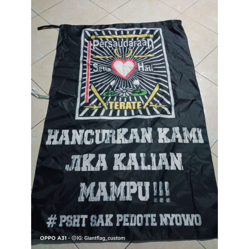Jual BENDERA PSHT FULL PRINTING, GIANTFLAG SH, BENDERA TERATE, MINIFLAG ...