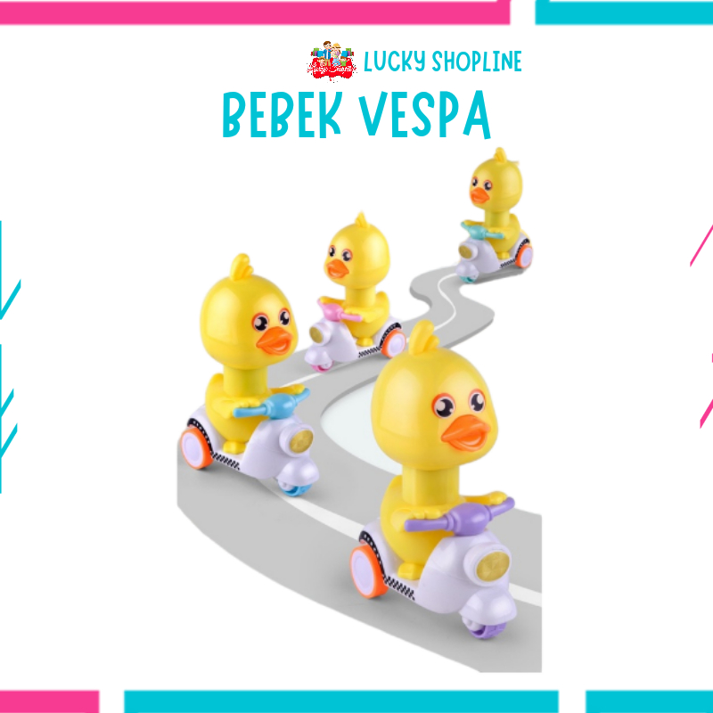 Jual [BIG SALE] Mainan Anak Bayi Tekan Mainan Bentuk Bebek Sepeda Motor ...