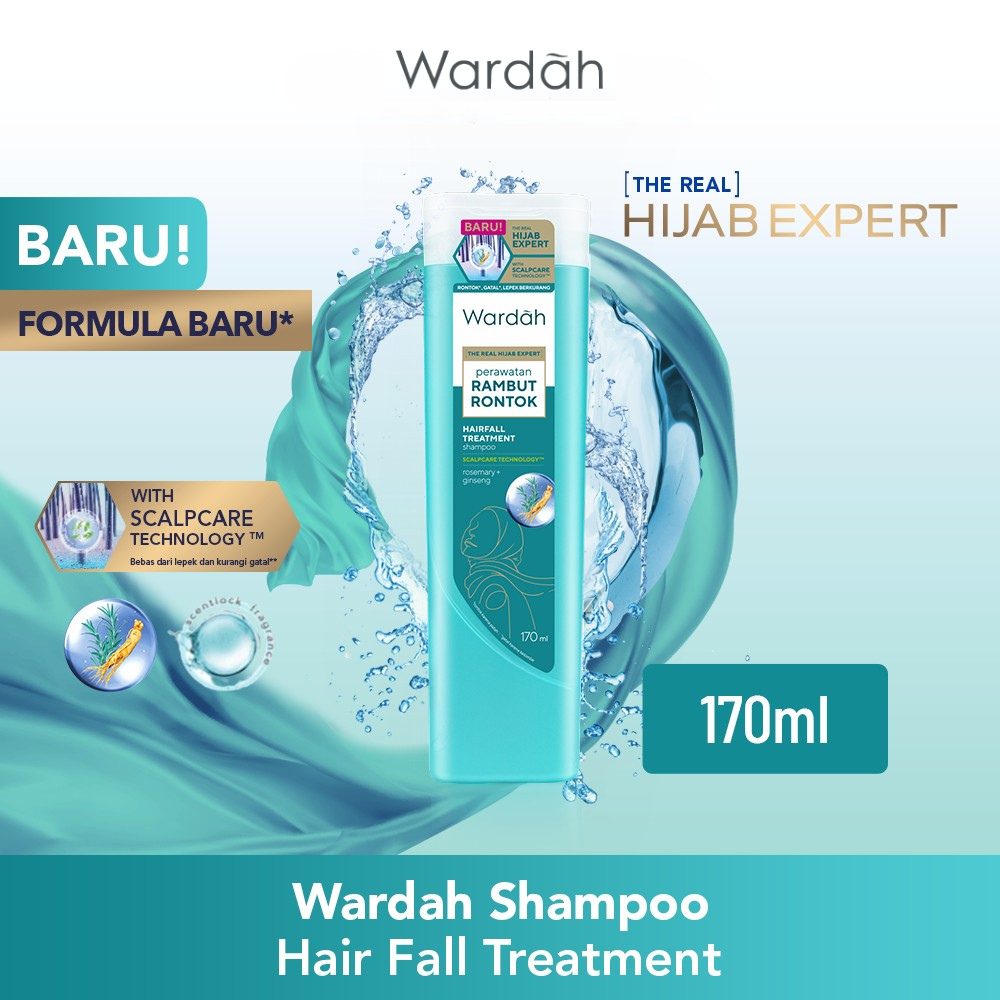Jual Wardah Hairfall Treatment Shampoo 170Ml | Shopee Indonesia