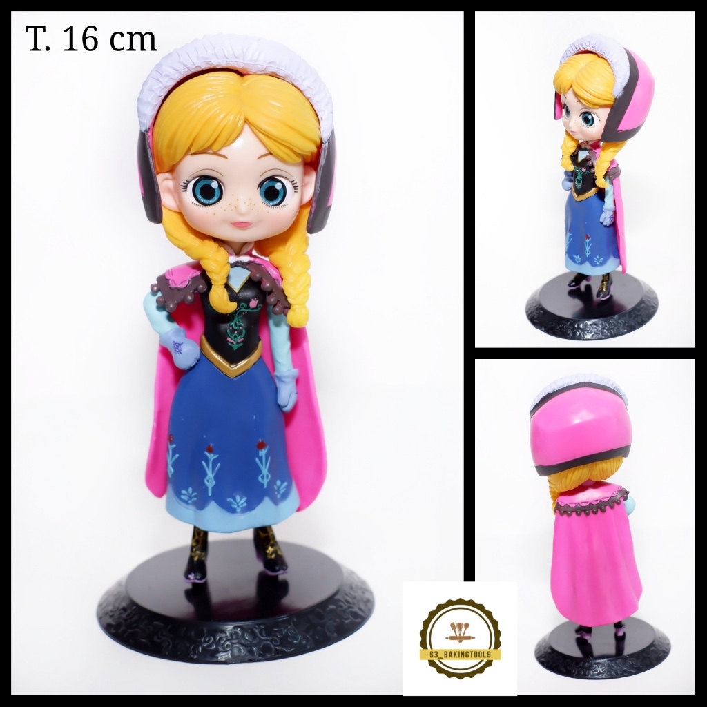 Jual Action figure anna frozen bahan PVC, cake topper mainan hiasan kue ...