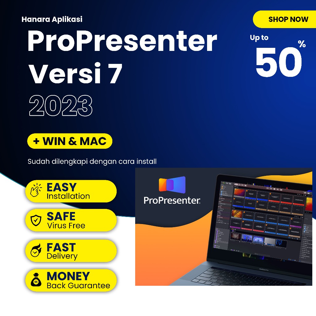 Jual Software Produksi Live Events: ProPresenter 7 [WIN & MAC] | Shopee Indonesia