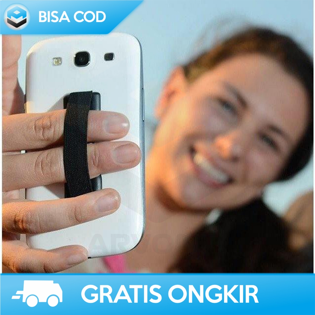 Jual GRIP HANDPHONE FINGER HOLDER UNIVERSAL HP PEREKAT KUAT STRAP ...