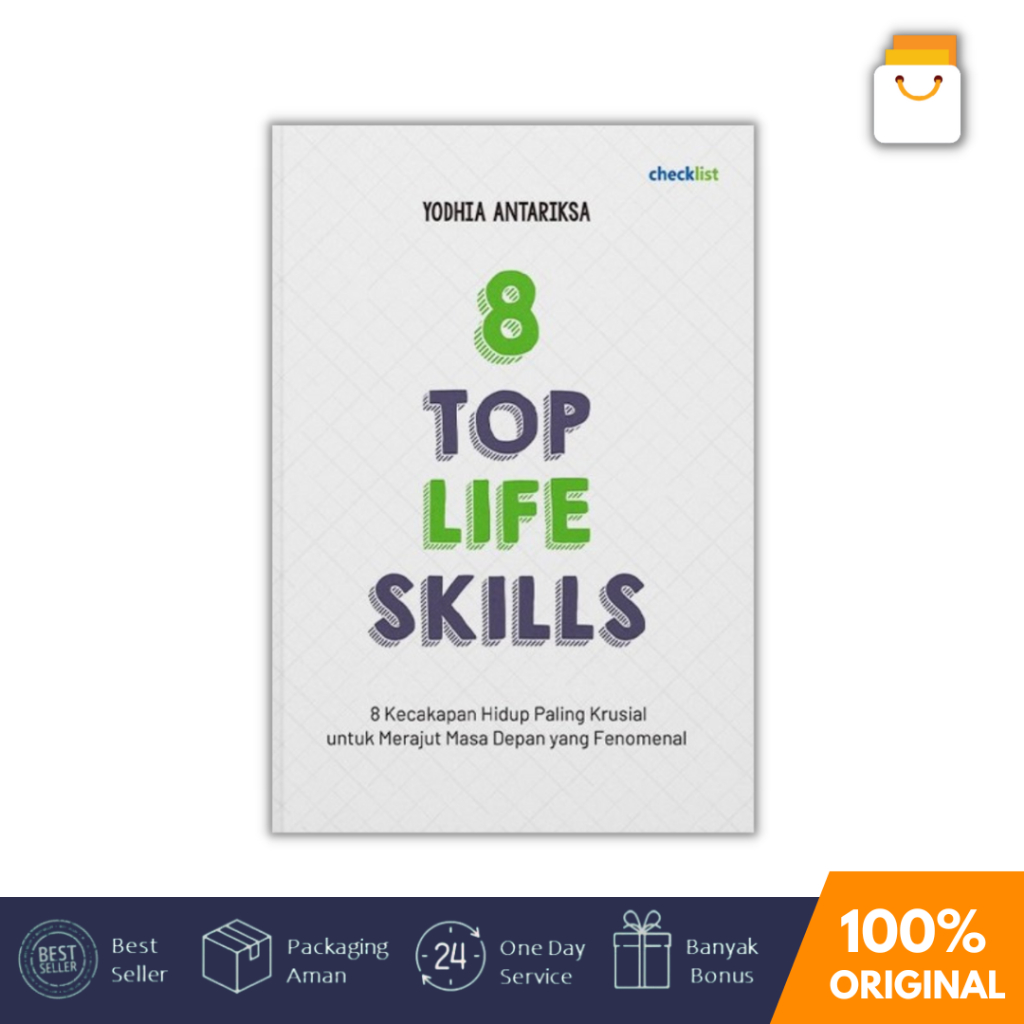 Jual Buku 8 Top Life Skills (Motivasi Diri) - Checklist | Shopee Indonesia