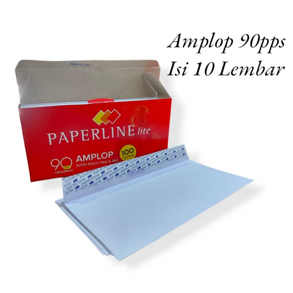 Jual Amplop Kertas Putih Polos Paperline Lite 90 Pps 70 Gsm Ukuran ...