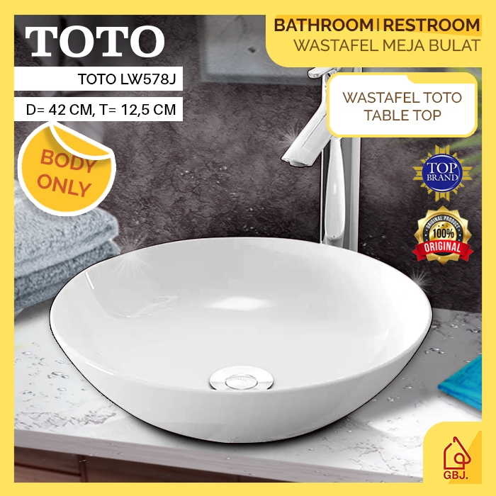 Jual WASTAFEL MEJA MANGKOK TOTO LW578J (BODY ONLY) / WASHTAFEL CUCI TANGAN | Shopee Indonesia