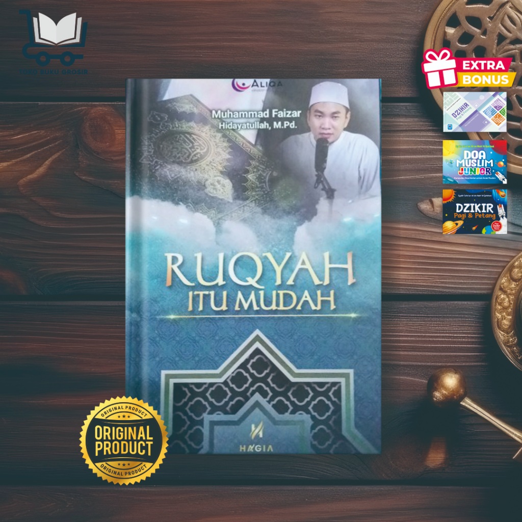 Jual Buku Ruqyah Itu Mudah Soft Cover Aliqa Free Asmaul Husna/Dzikir ...