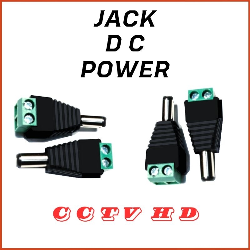 Jual JACK KONEKTOR DC MALE POWER UNTUK CCTV | Shopee Indonesia