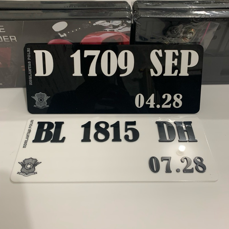 Jual Plat Motor Timbul | Plat Nomor 3D | Plat Nomor Motor | Shopee ...