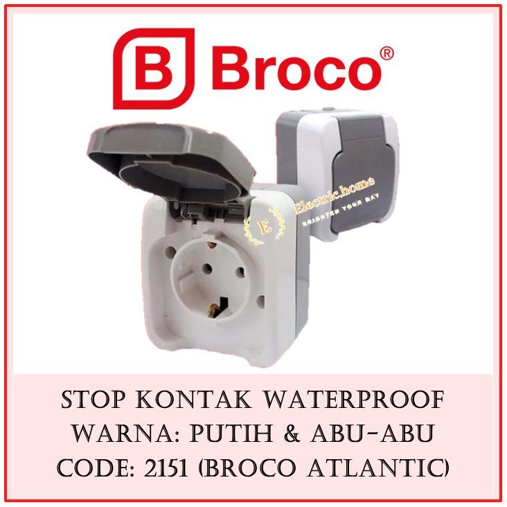 Jual BROCO ATLANTIC OB STOP KONTAK ARDE 2151 (HARGA GROSIR) TAHAN AIR ...