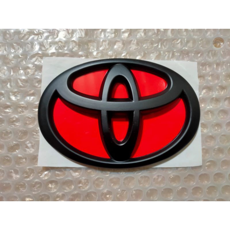 Jual Emblem logo depan atau belakang avanza vvti begron merah | Shopee ...