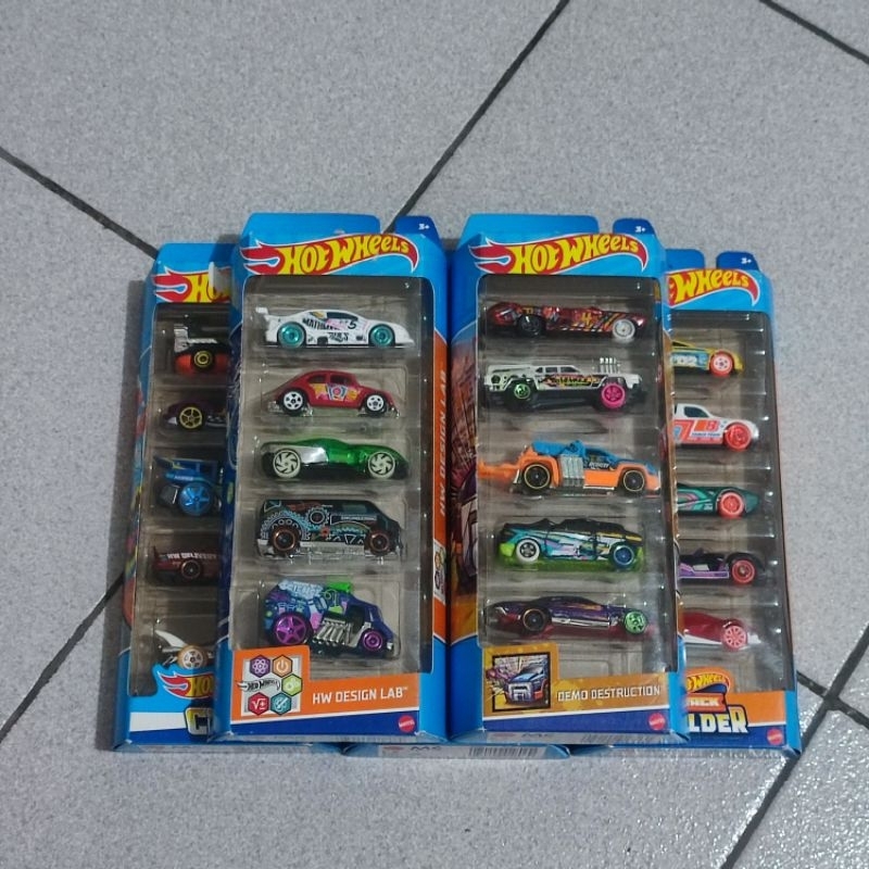 Jual Hot Wheels Gift Set Pack Isi 5 Original 100% Mattel | Shopee Indonesia