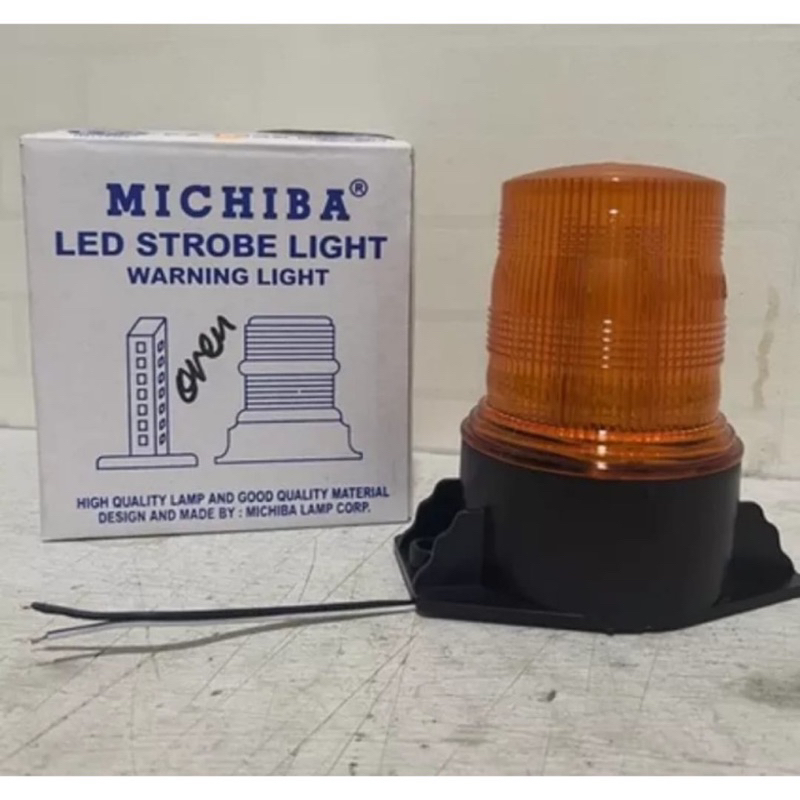 Jual lampu rotari truk mini michiba forklift 12-24v orange | Shopee ...