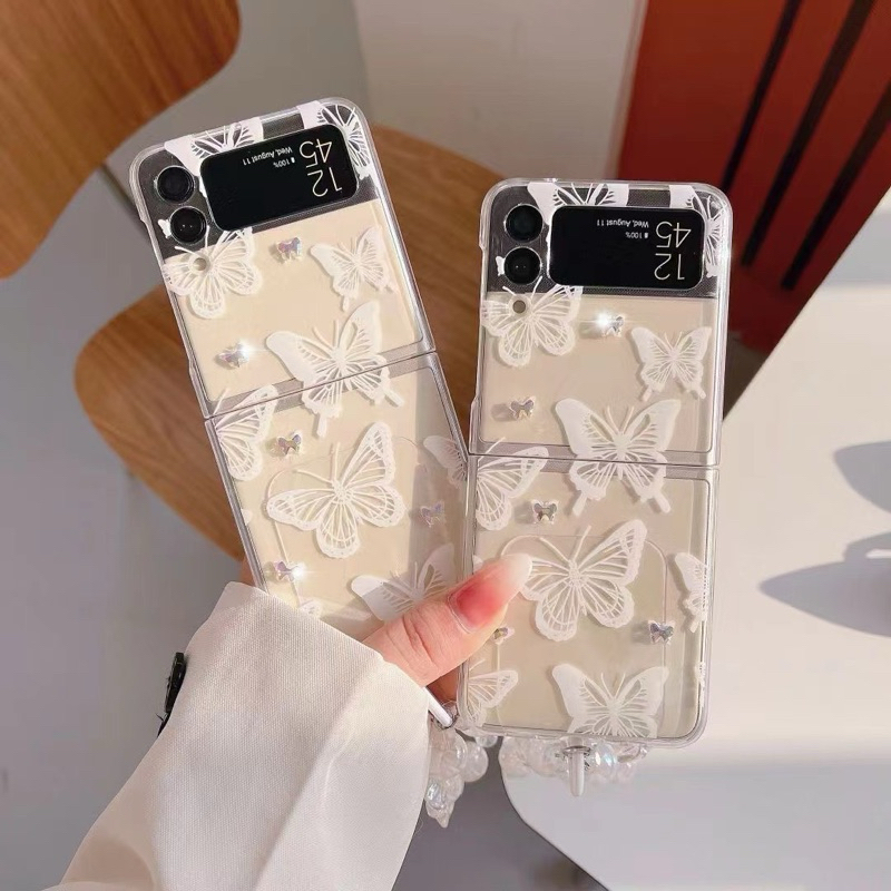 Jual SAMSUNG White Butterfly HARDCASE Casing Case HP Lucu Samsung ...