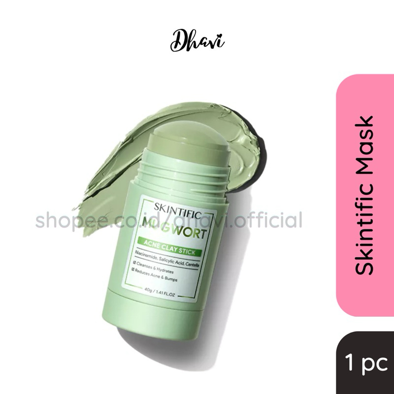 Jual SKINTIFIC Clay Mask Stik Series Mugwort Stik Anti Pores Acne ...