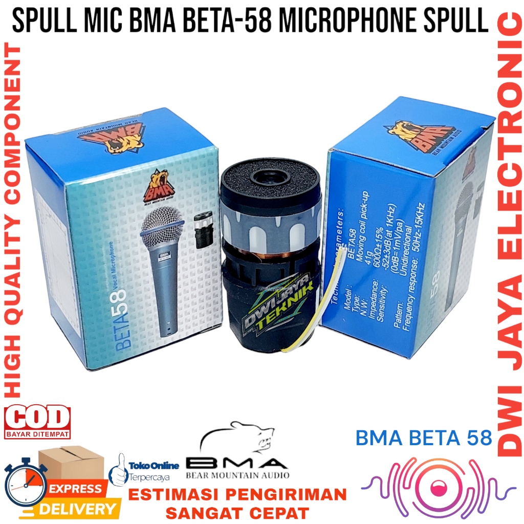 Jual SPUL SPULL MICROPHONE MIC BMA BETA 58 SPOL SPOOL ELEMEN MIK BETA58 ORI | Shopee Indonesia