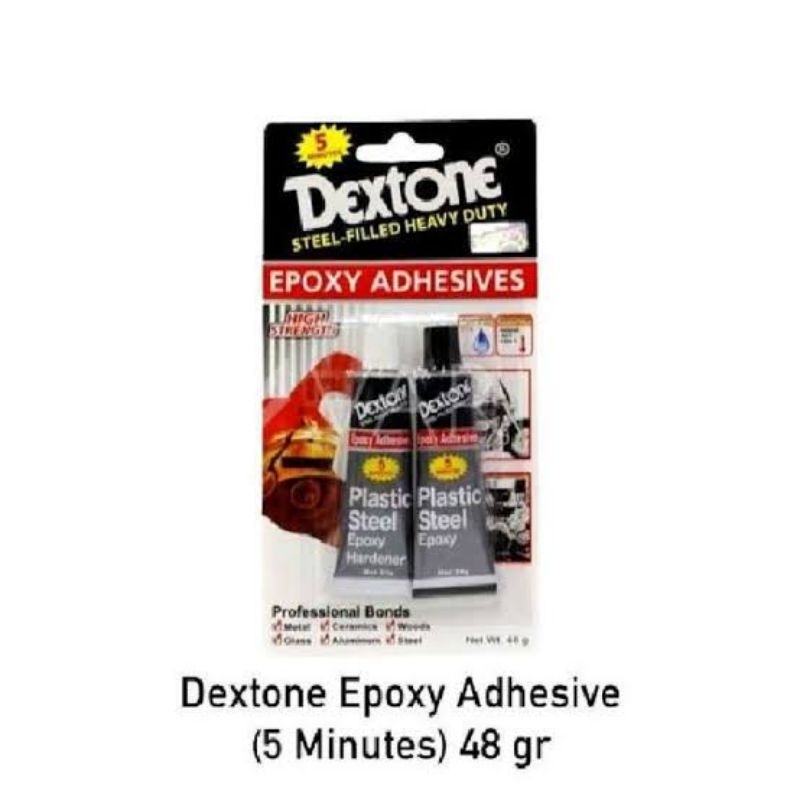 Jual satuan - LEM EPOXY / BESI / SERBAGUNA DEXTONE 5 MENIT Lem Besi ...