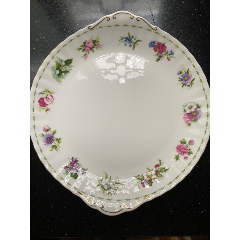 Jual Royal Albert flower of the month bread and butter plate piring ...