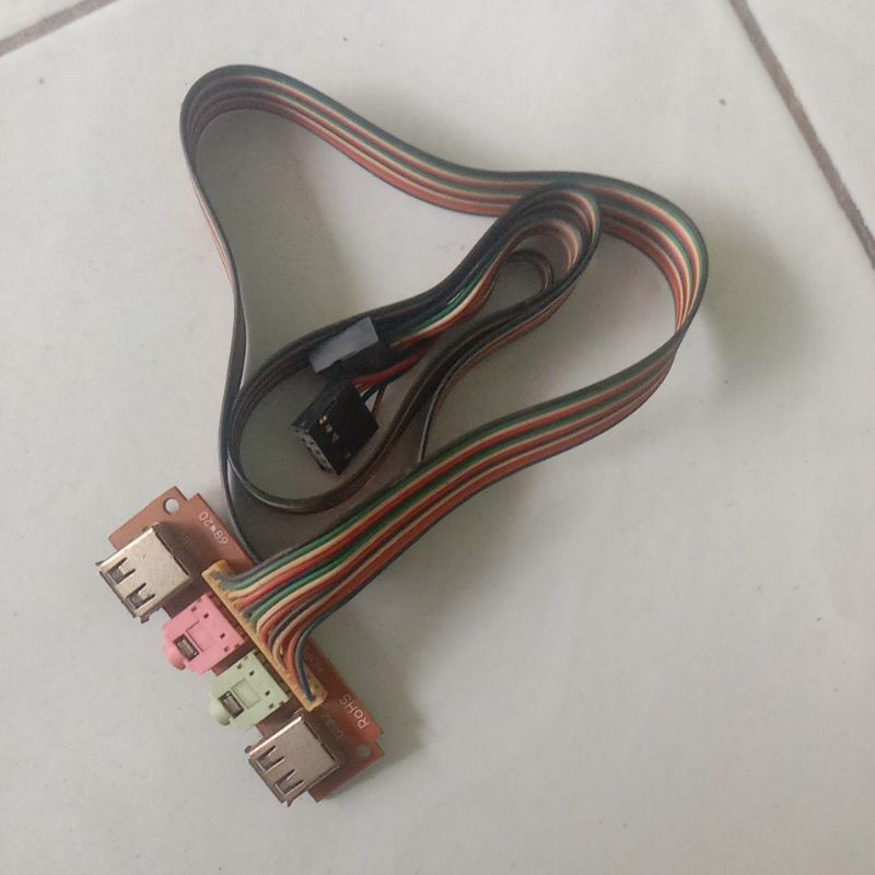 Jual KABEL FRONT USB & AUDIO 3,5mm | Shopee Indonesia