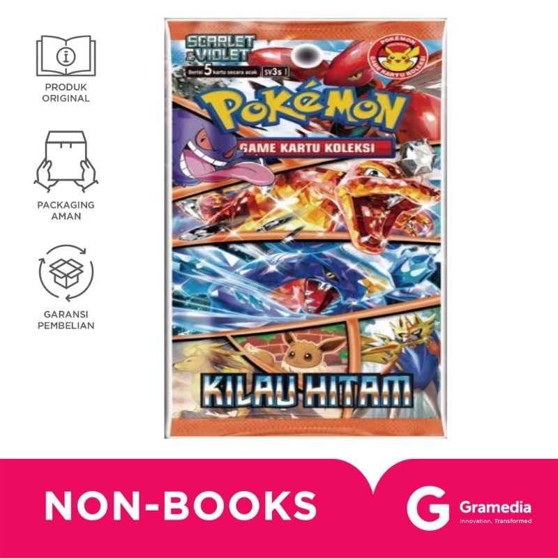 Jual Pokemon Game Kartu Koleksi TCG Indonesia Scarlet&Violet - Kilau Hitam | Shopee Indonesia