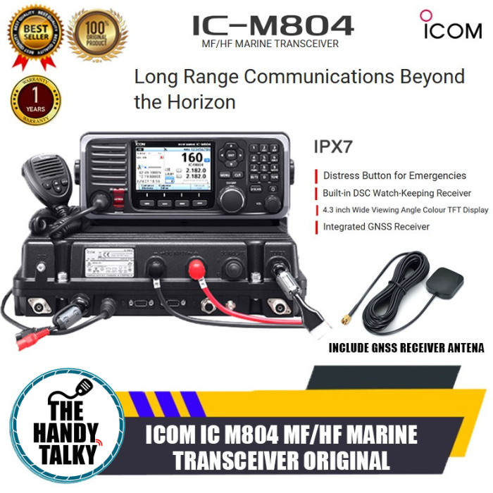 Jual Icom Ic M804 MF HF Marine DSC SSB Icom IC-M804 Icm804 Ic M 804 Dsc ...
