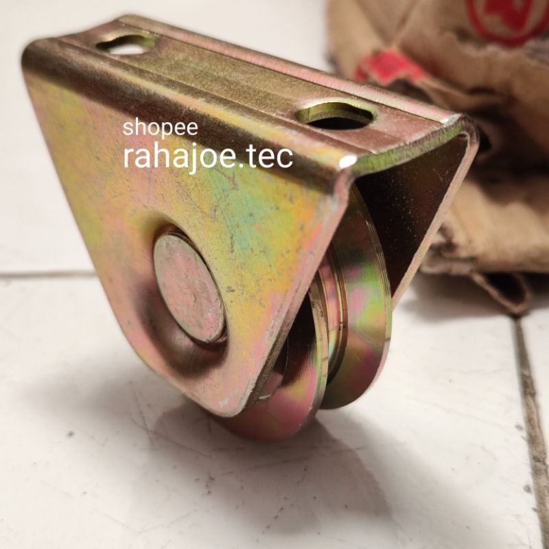 Jual Roda Rel Besi Pagar Pintu OCP 2,5" Model V Chrome 2,5 Inch Gerbang ...