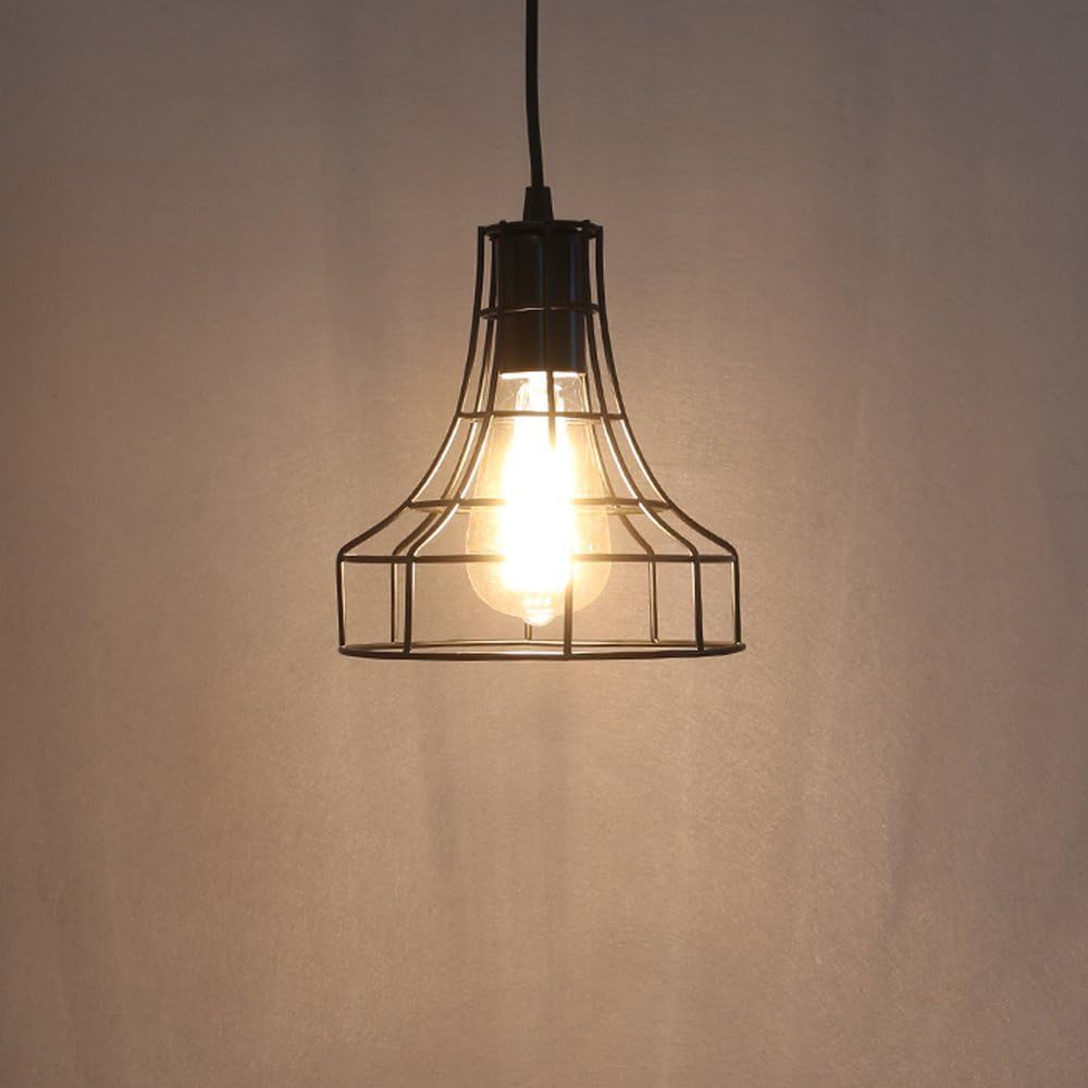 Jual Lampu Gantung Cafe Minimalis Besi Hitam - Kap Lampu Gantung L-562 ...