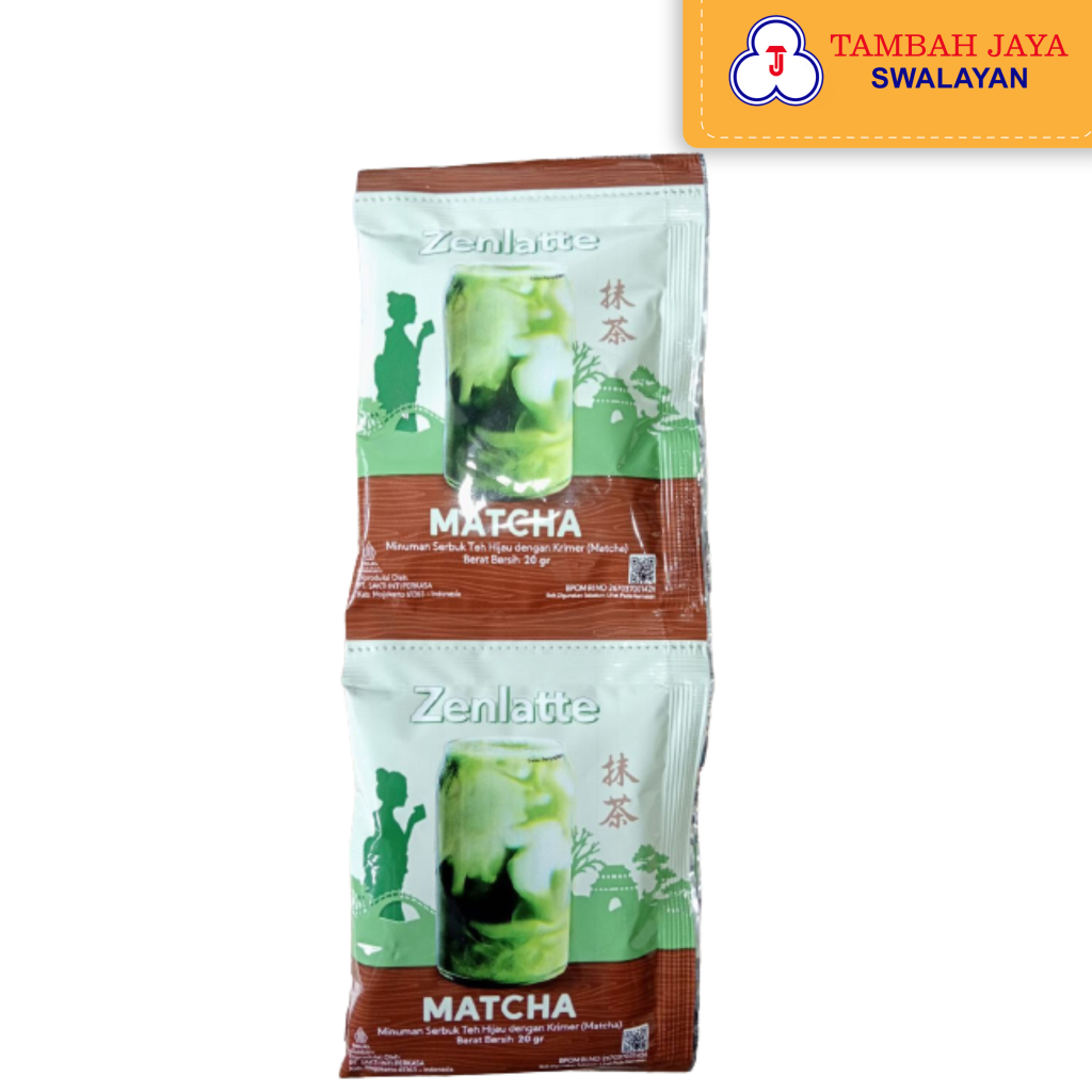 Jual Zenlatte Matcha 1 Renceng isi 10 sachet | Shopee Indonesia