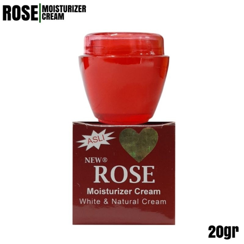 Jual Rose Moisturizer Cream White & Natural 20gr BPOM (Satuan) | Shopee ...