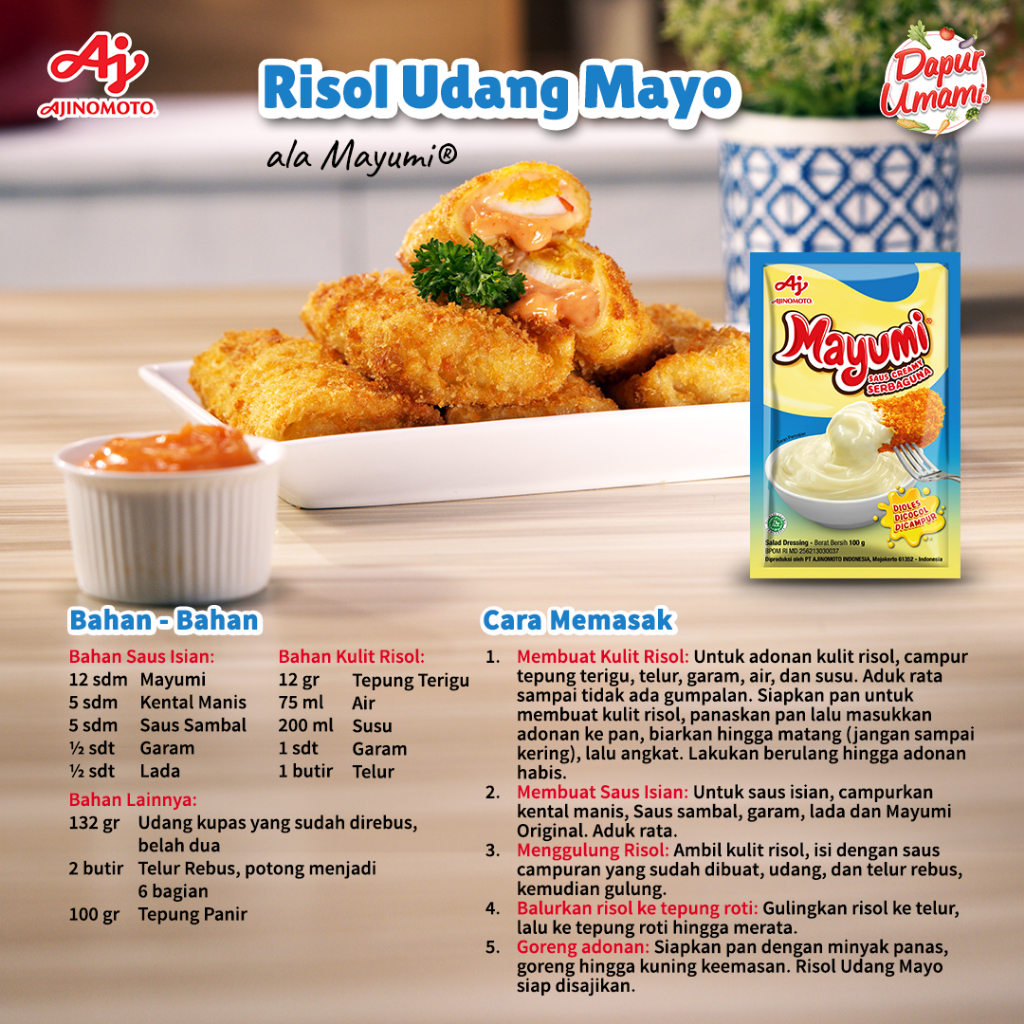 Jual MAYUMI® Mayonaise Saus Mayo Original 100g (3pcs) - Mayones Saus ...