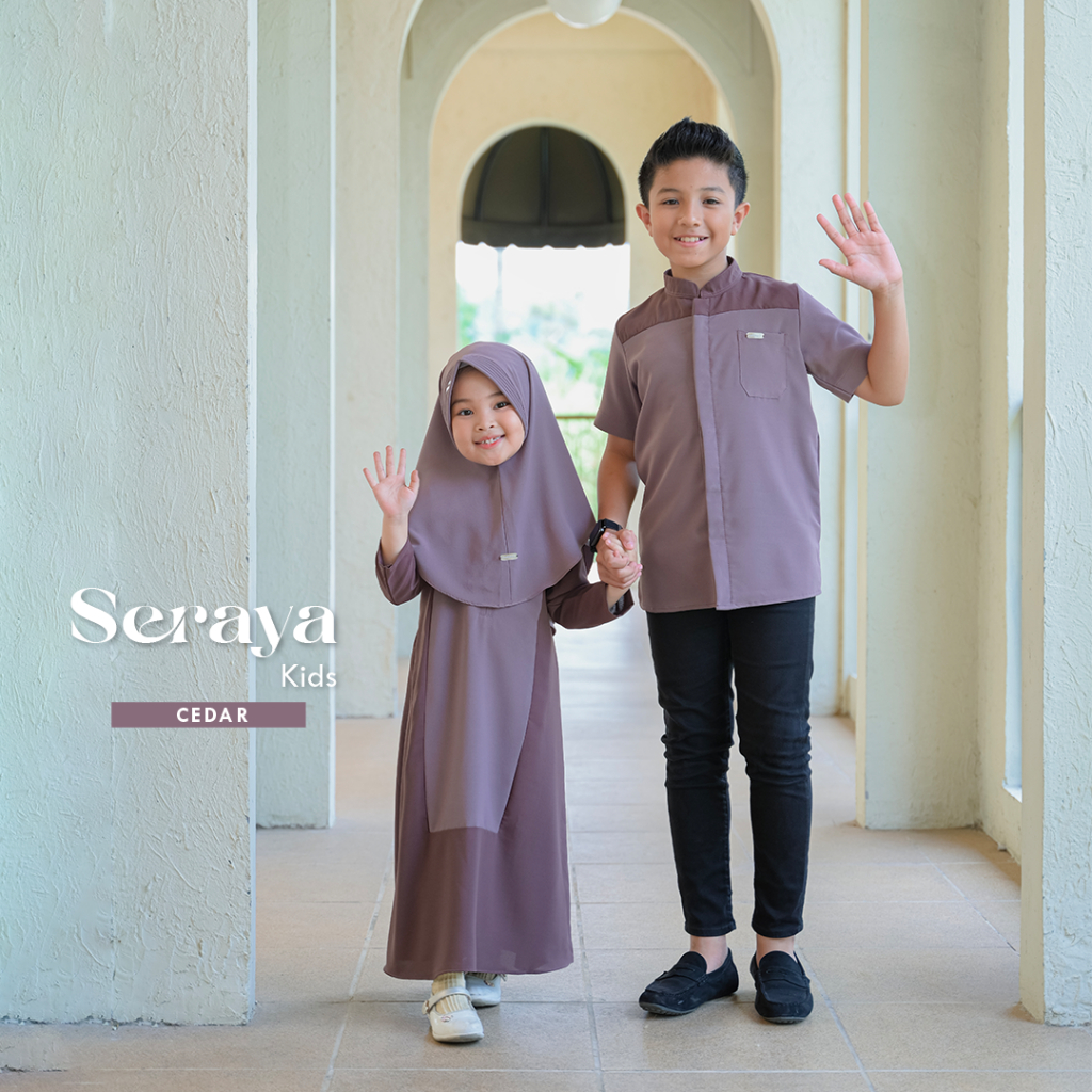 Jual NAISHA OFFICIAL - CEDAR KIDS Seraya family Set | Baju Couple Anak ...