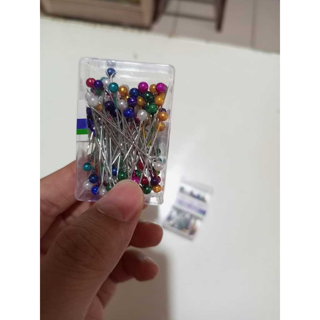 Jual Jarum Pentul Uk. -+3,5 Cm/Jarum Pin Mini/Jarum Pin Bunga Papan ...