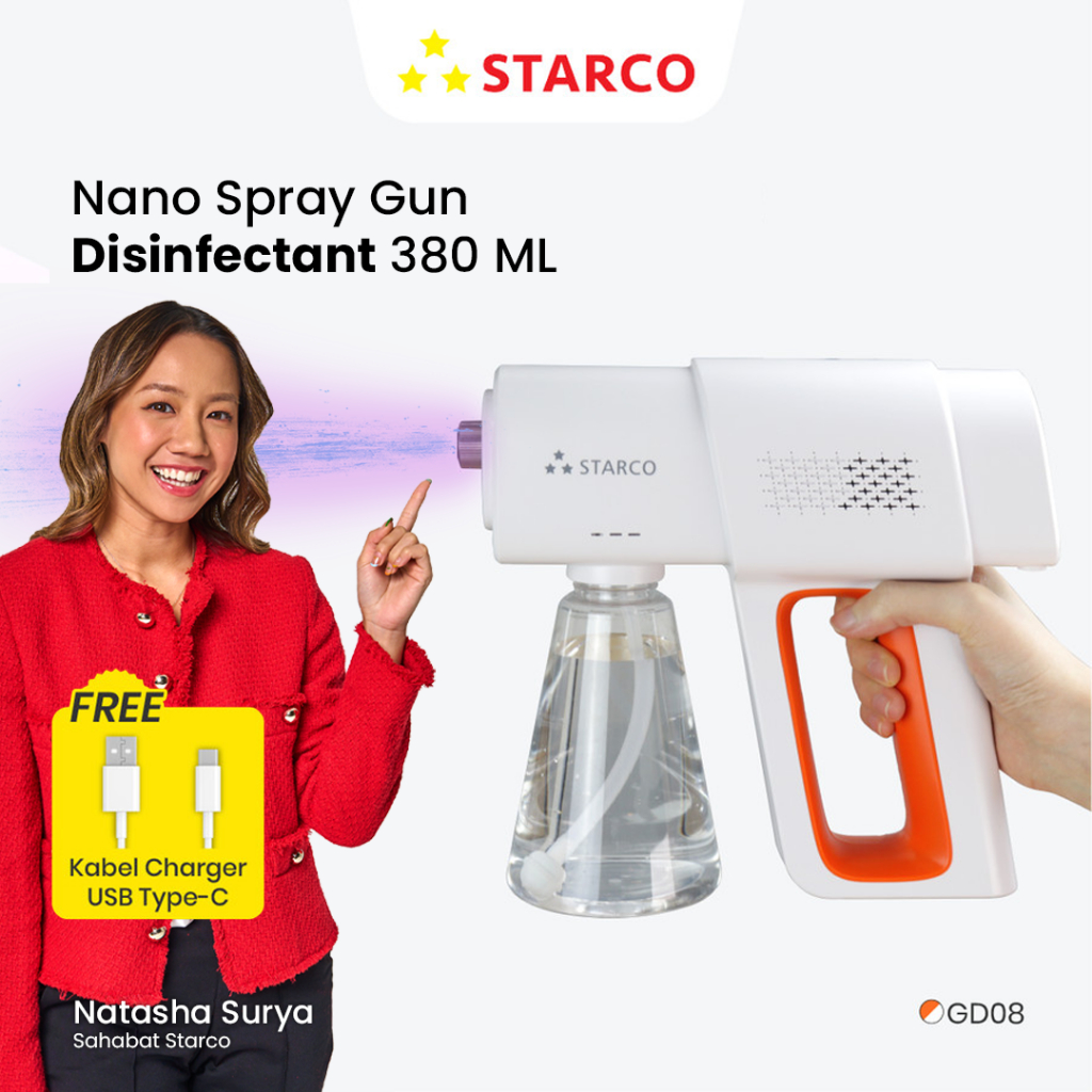 Jual Starco Nano Spray Gun Disinfectant Wireless 380 ml | Shopee Indonesia