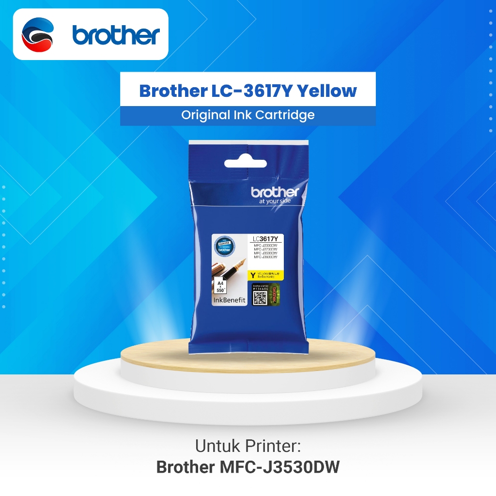 Jual BROTHER Tinta Cartridge LC3617Y Yellow Kuning LC3617 LC 3617 Color ...