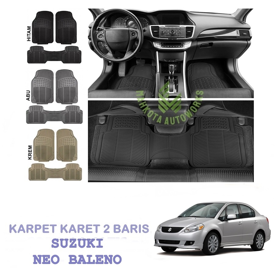 Jual Karpet Mobil Karet Universal 3 in 1 3D Texture Suzuki Neo Baleno ...