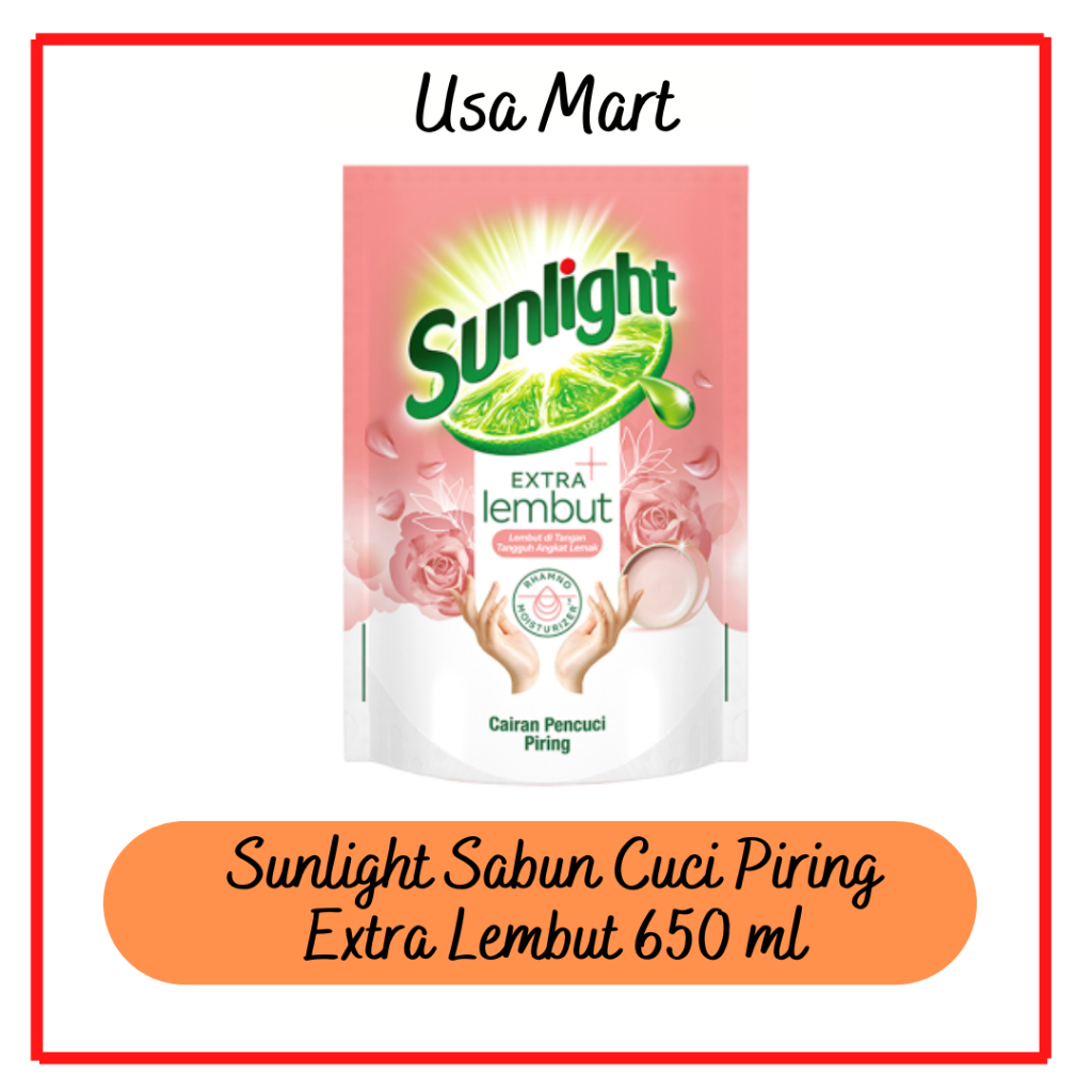 Jual Sunlight Sabun Cuci Piring Extra Lembut 650 ml | Shopee Indonesia