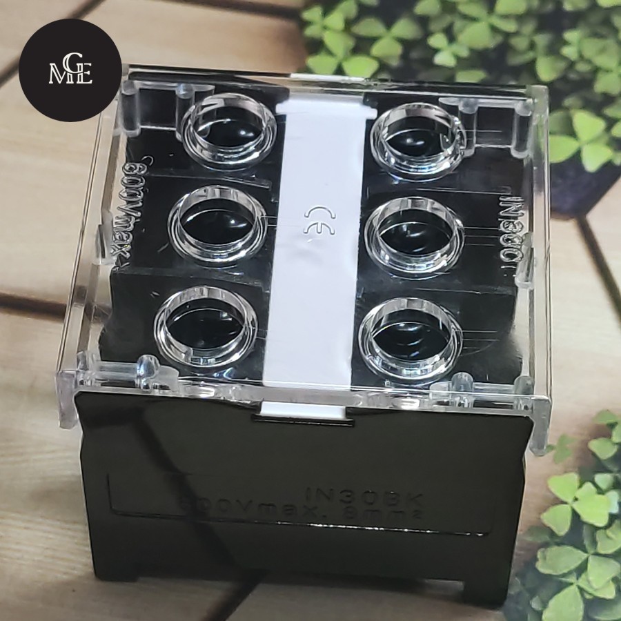 Jual TERMINAL BLOCK DIN RAIL 3 POLE PIN 50A TYPE IN-30 3P 3Pole 3Pin ...